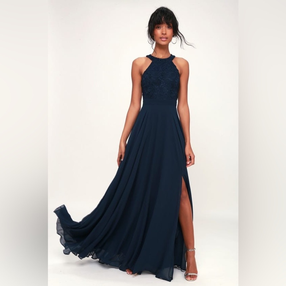 Lulus Picture Perfect Maxi Dress - Gem